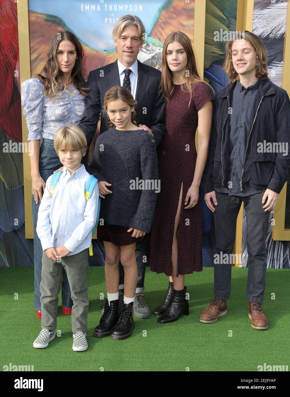 Stephen Gaghan, Minnie Mortimer, Gardner Gaghan, Betsy Gaghan walking ...