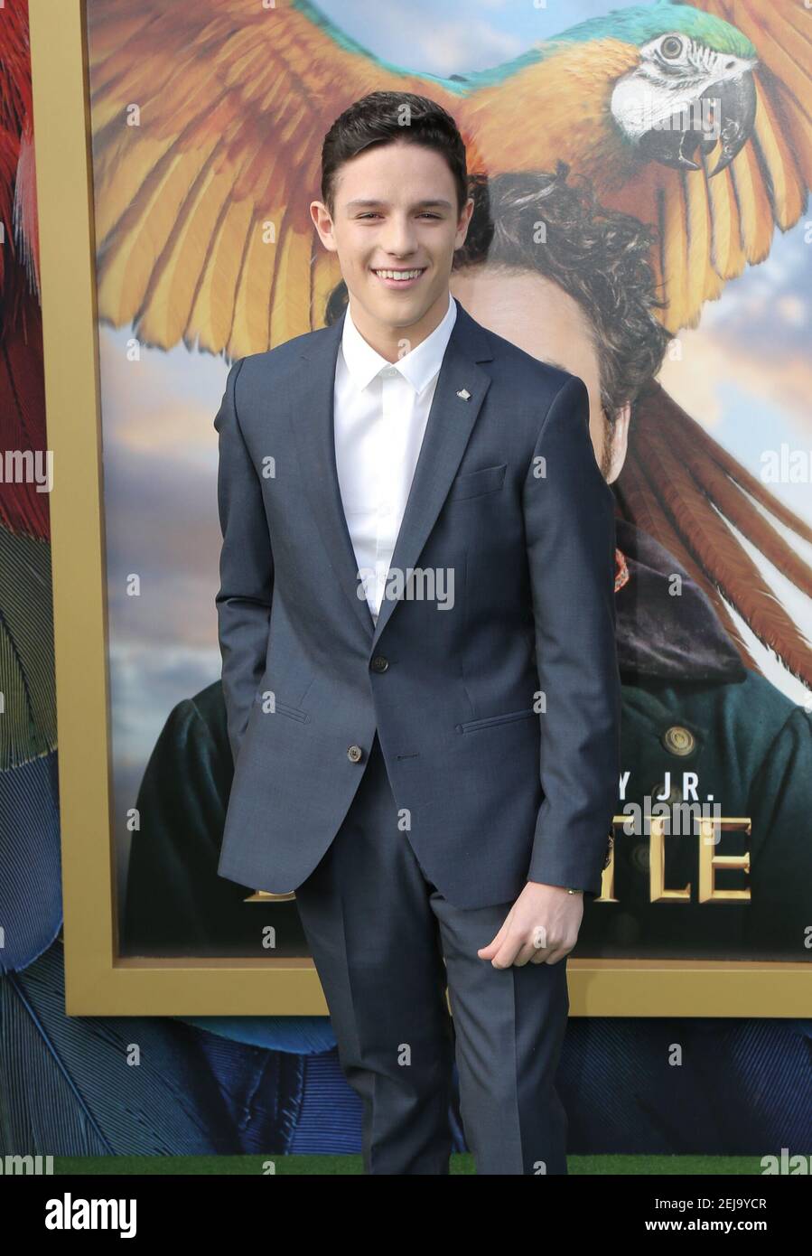 Harry Collett walking the red carpet at the Premiere of Universal ...