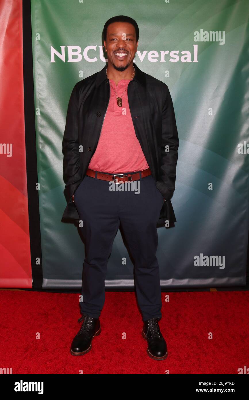 LOS ANGELES - JAN 11: Russell Hornsby at the NBCUniversal Winter Press ...