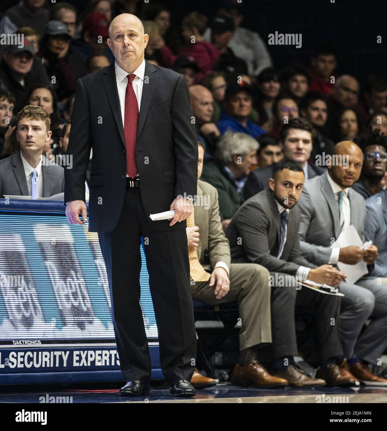 Jan 11, 2020 Moraga, CA U.S.A. Santa Clara Broncos head coach Herb ...