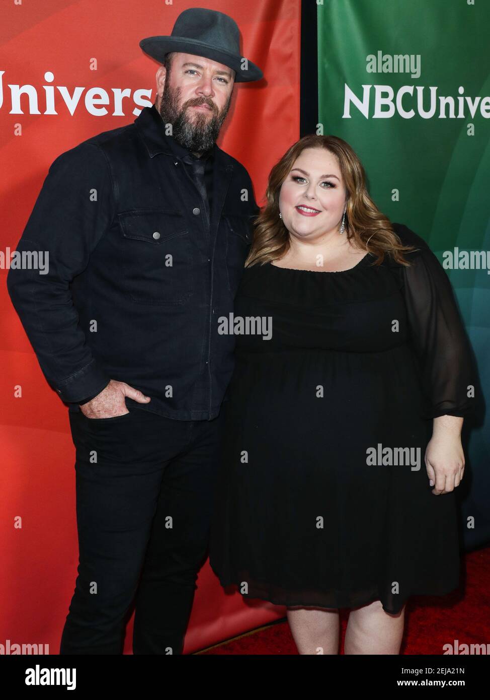 PASADENA, LOS ANGELES, CALIFORNIA, USA - JANUARY 11: Chris Sullivan and ...