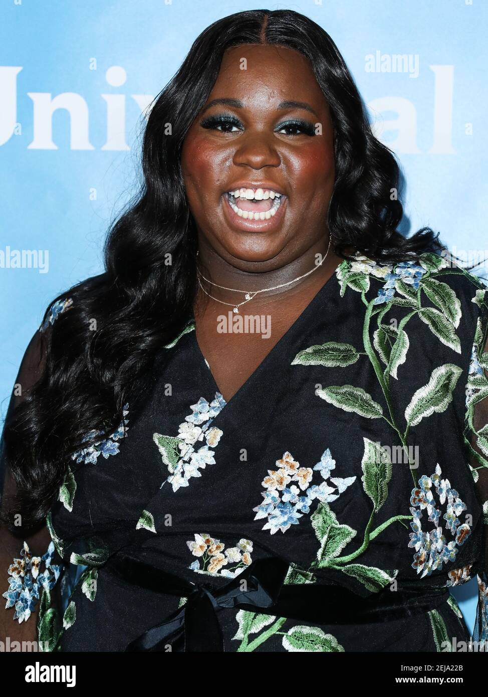 PASADENA, LOS ANGELES, CALIFORNIA, USA - JANUARY 11: Alex Newell ...
