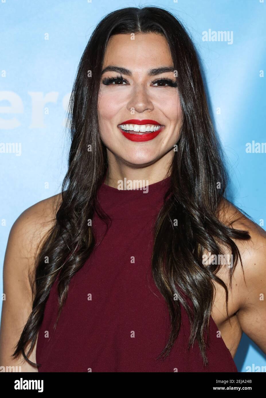 PASADENA, LOS ANGELES, CALIFORNIA, USA - JANUARY 11: Erica Lugo arrives ...