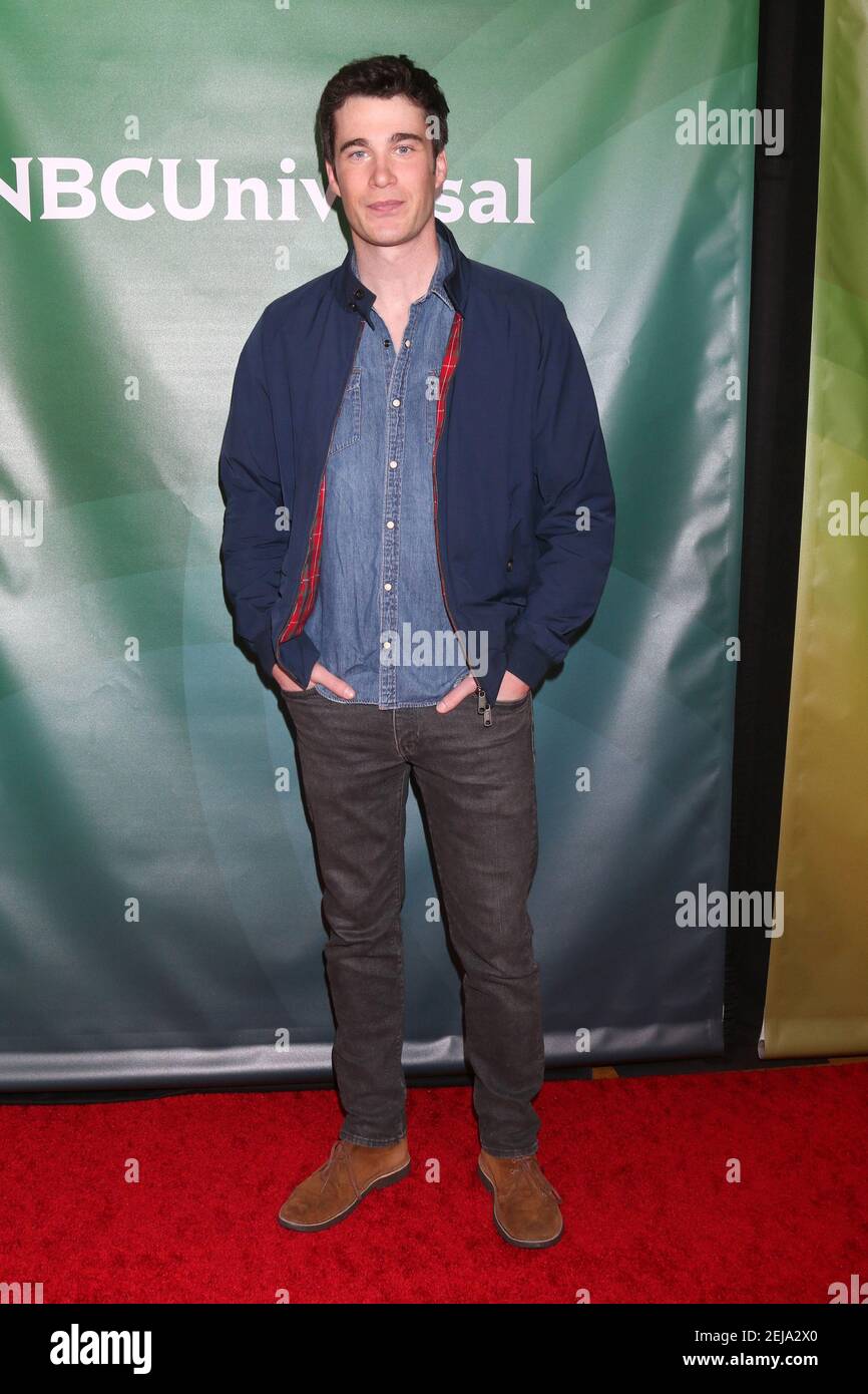 LOS ANGELES - JAN 11: Levi Fiehler at the NBCUniversal Winter Press ...