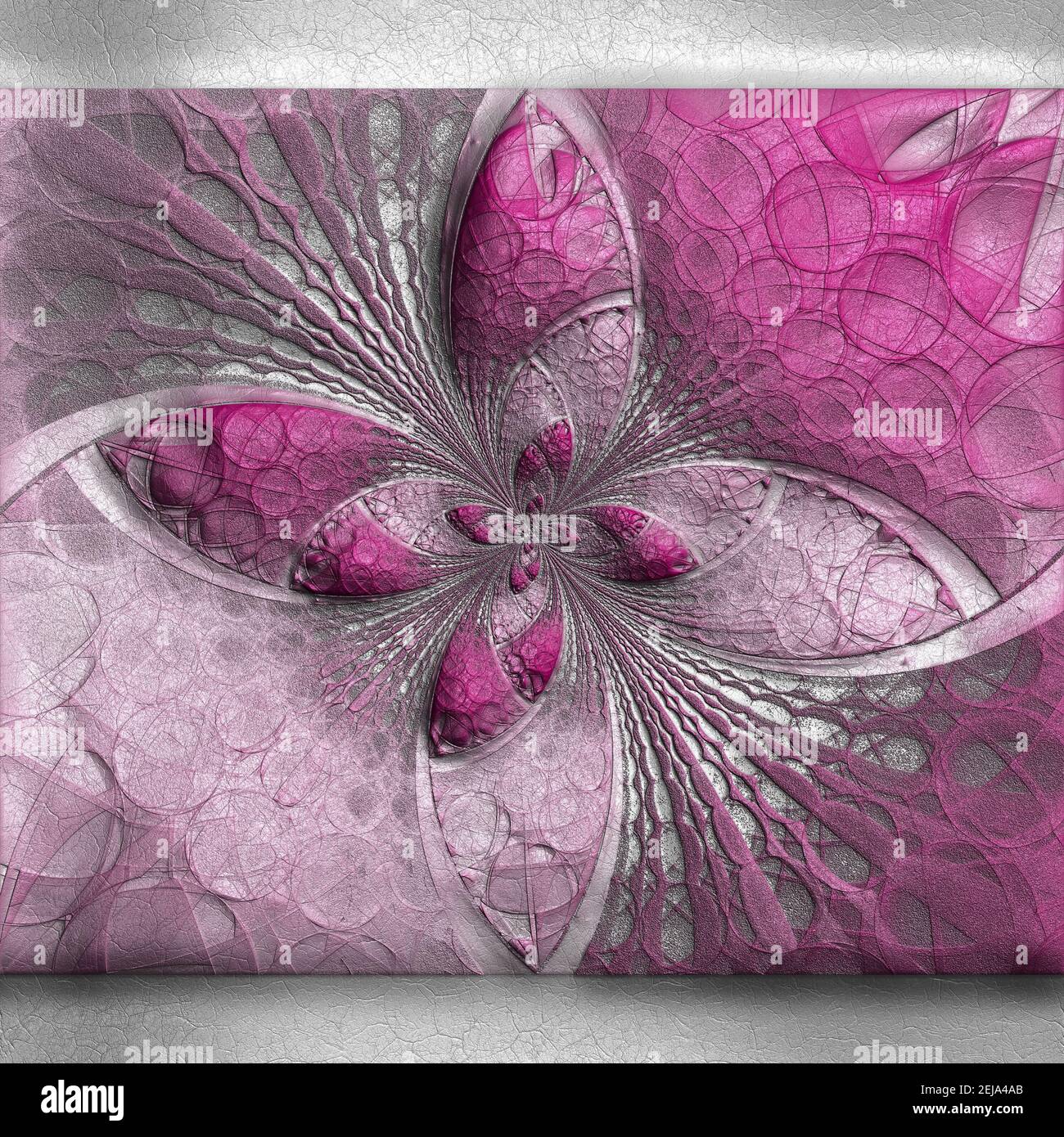 Luxury background with embossed fractal pattern on leather Stock Photo ...