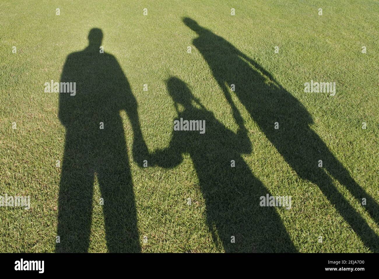 Mother And Children Silhouette Shadow High Resolution Stock Photography ...