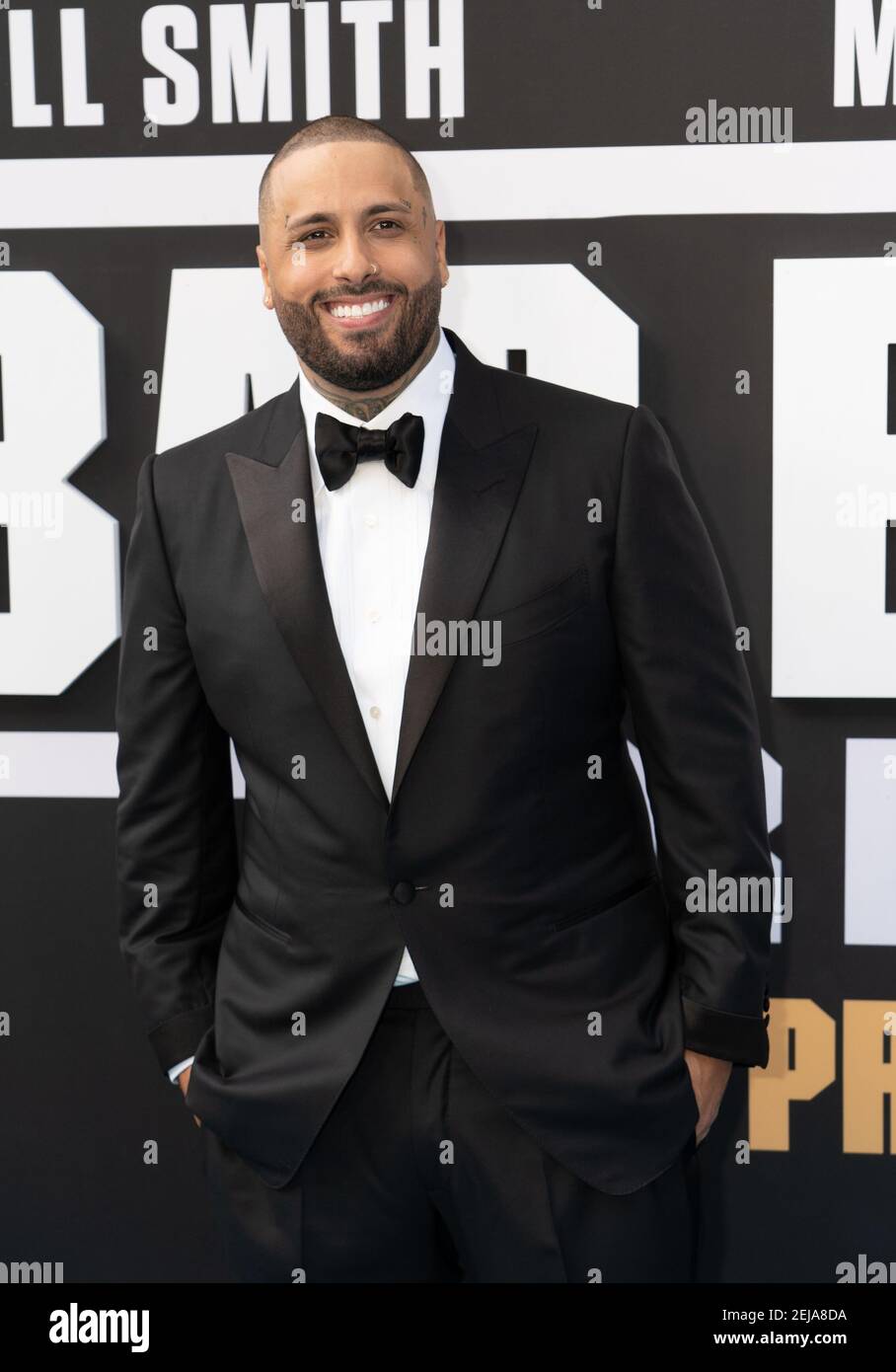 MIAMI, FLORIDA - JANUARY 12: Nicky Jam attends the Bad Boys For Life ...