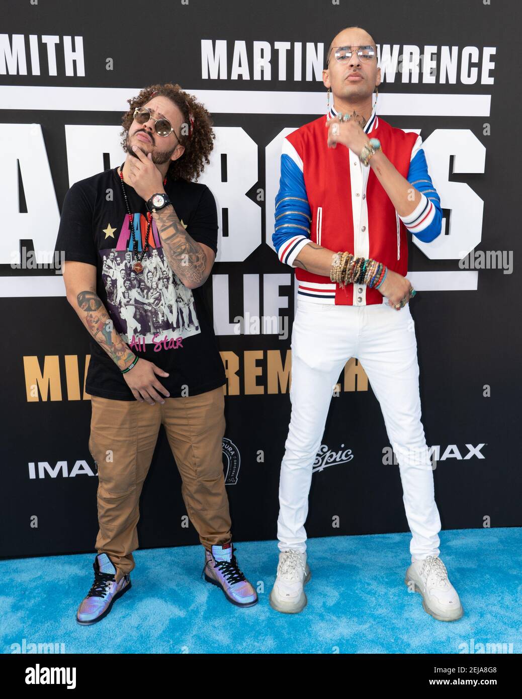 MIAMI, FLORIDA - JANUARY 12: Maffio and Motiff attend the Bad Boys For ...