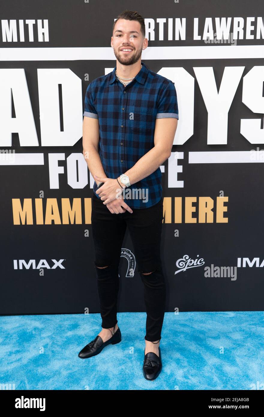 MIAMI, FLORIDA - JANUARY 12: Ricky Lopez-Espin attends the Bad Boys For ...