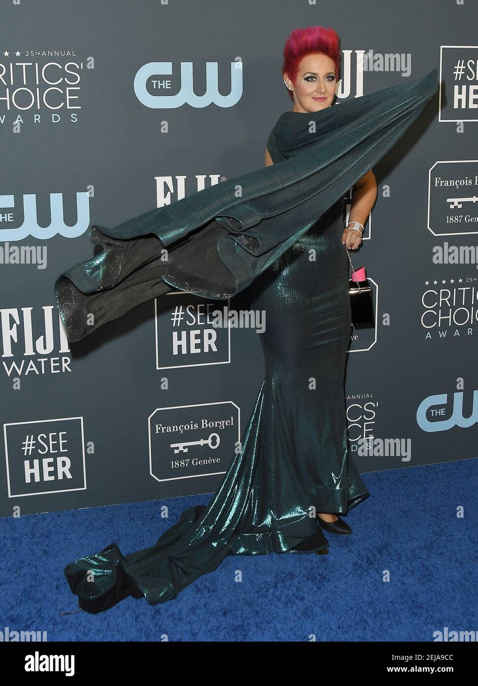 Grae Drake arrives at the 25th Annual Critics' Choice Awards held at ...