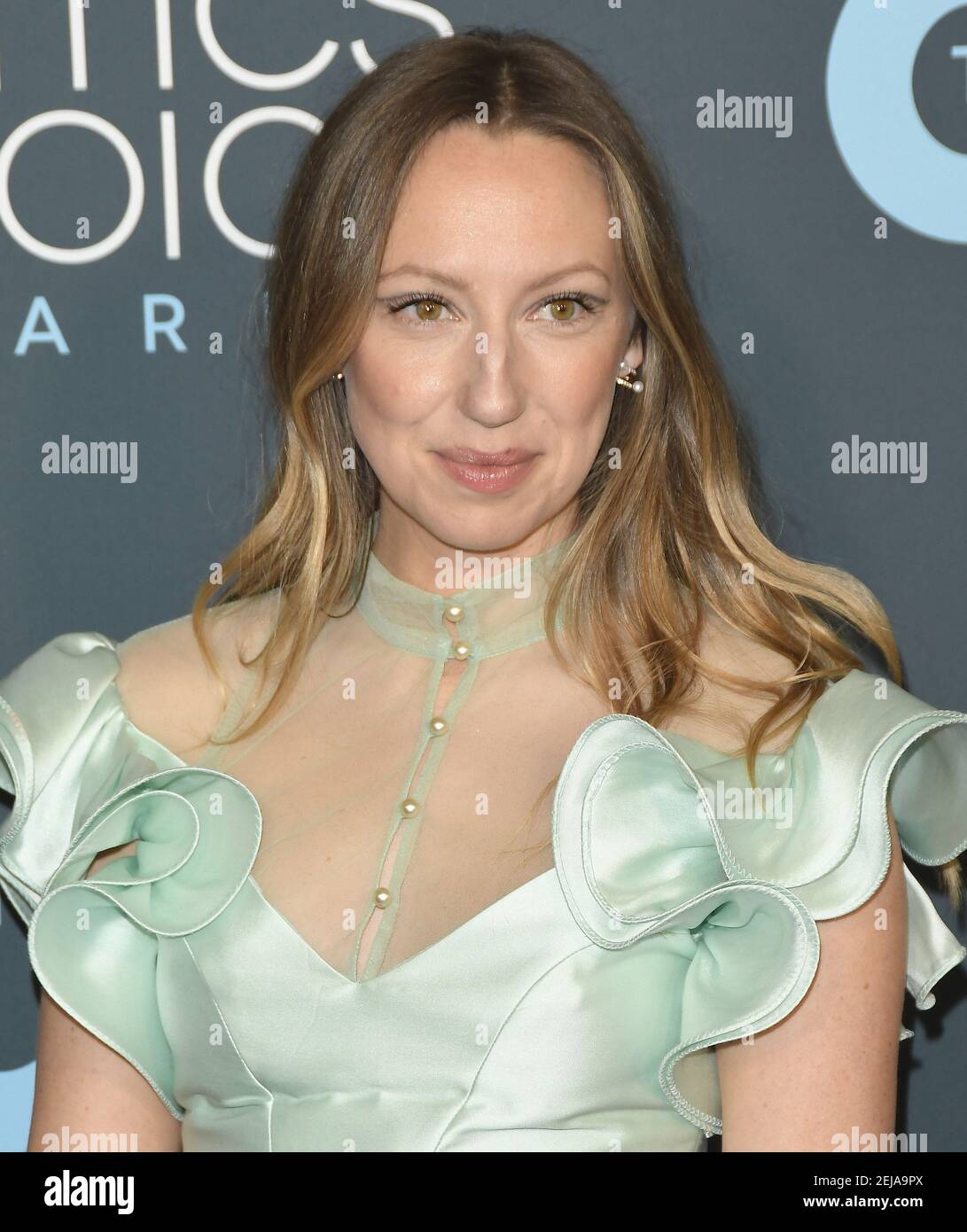 Anna Konkle arrives at the 25th Annual Critics' Choice Awards held at ...