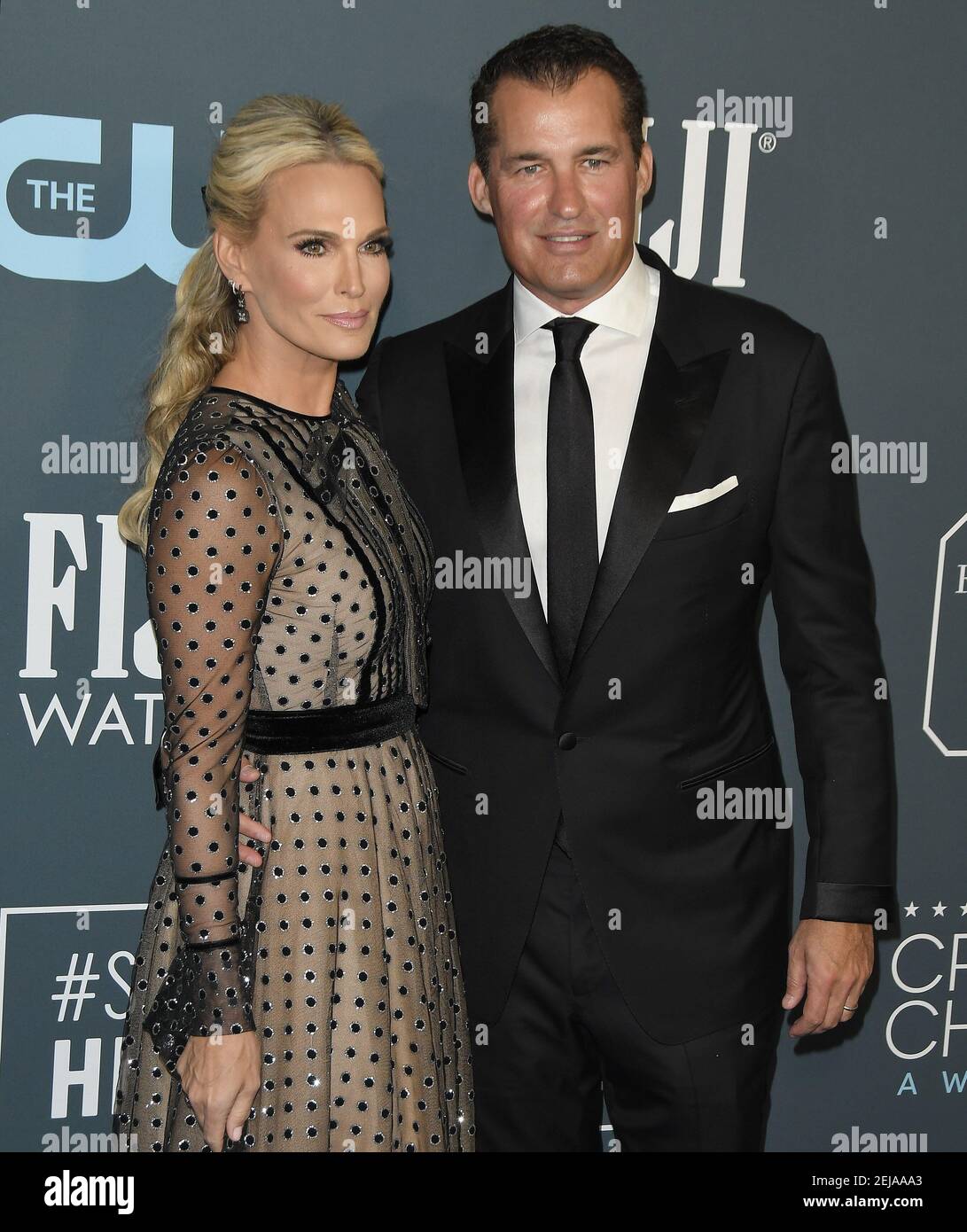 Molly Sims and Scott Stuber at the 25th Annual Critics' Choice Awards ...