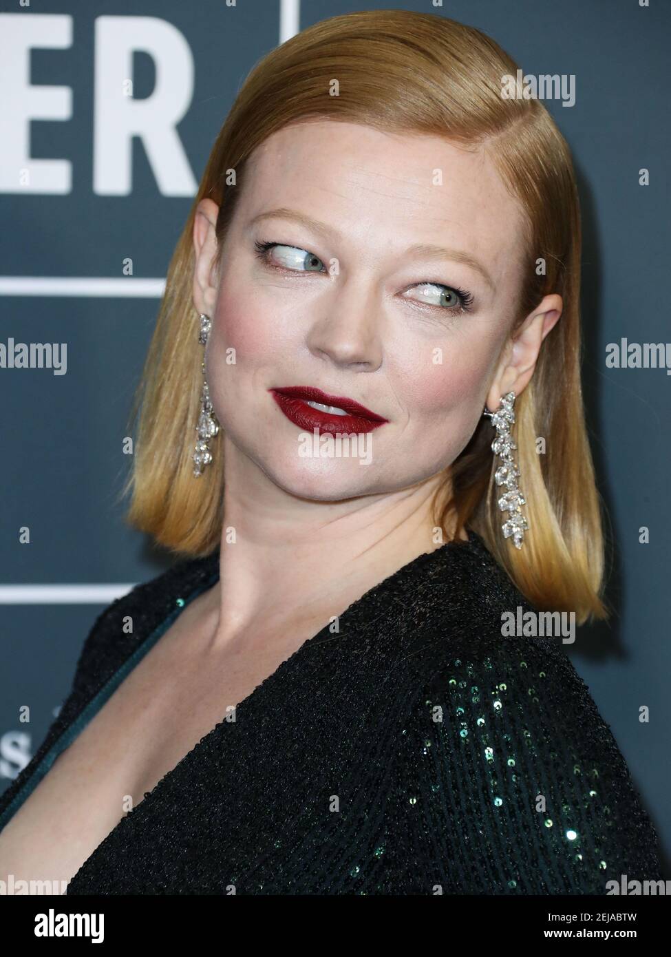 SANTA MONICA, LOS ANGELES, CALIFORNIA, USA - JANUARY 12: Actress Sarah ...