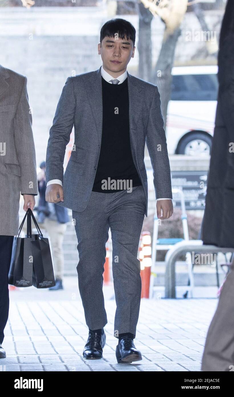 13 January 2020 - Seoul, South Korea : South Korean vocal Seungri (real ...