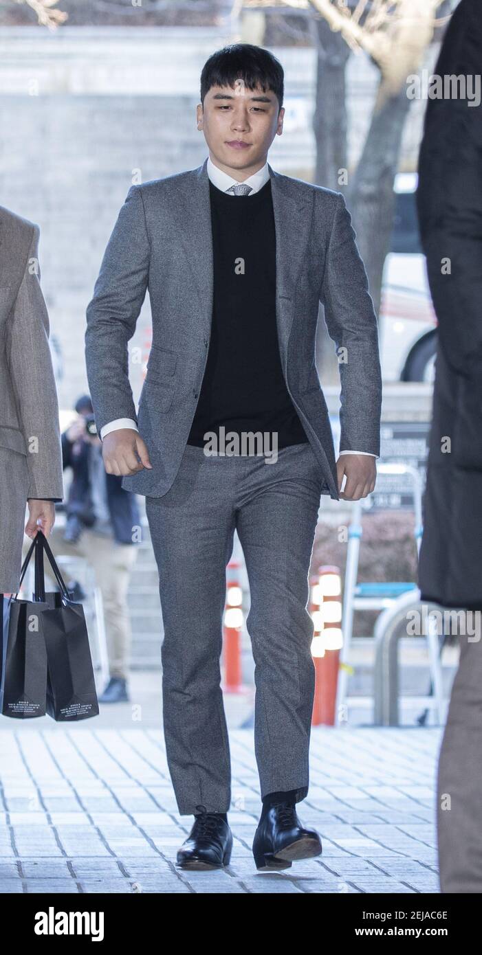 13 January 2020 - Seoul, South Korea : South Korean vocal Seungri (real ...