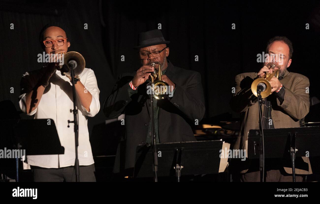 Theo Croker, Dwight Adams, Greg Glassman perform during From Detroit to ...