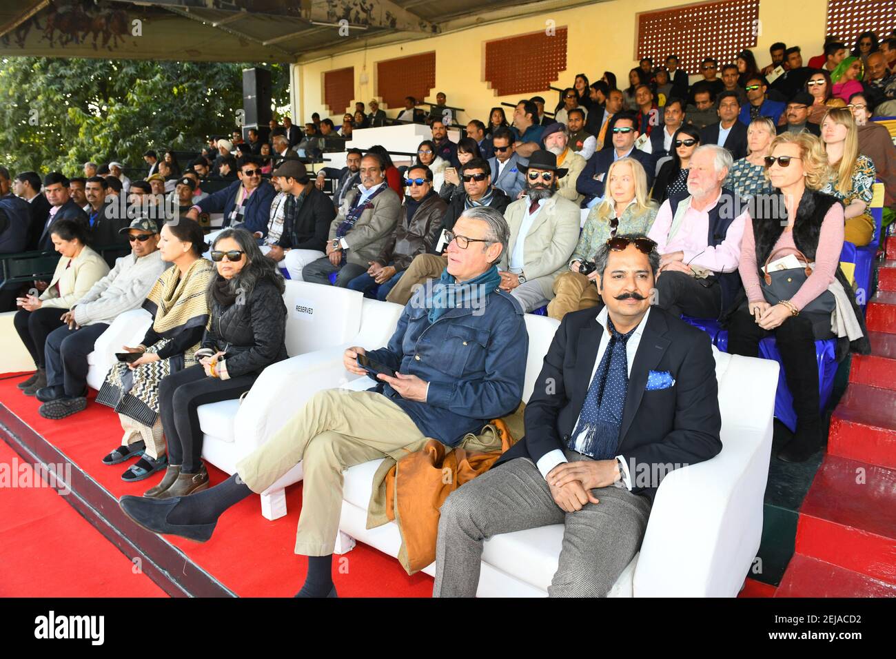 International dignitaries and large number of spectators watched the ...