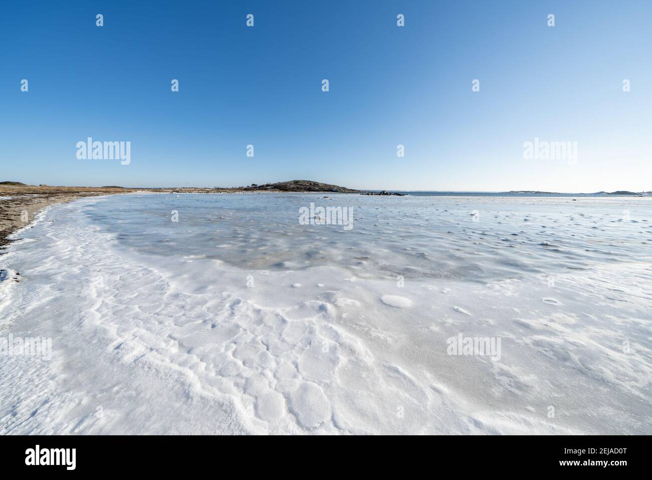 Vrango in winter, this island is part of Southern Gothenburg ...