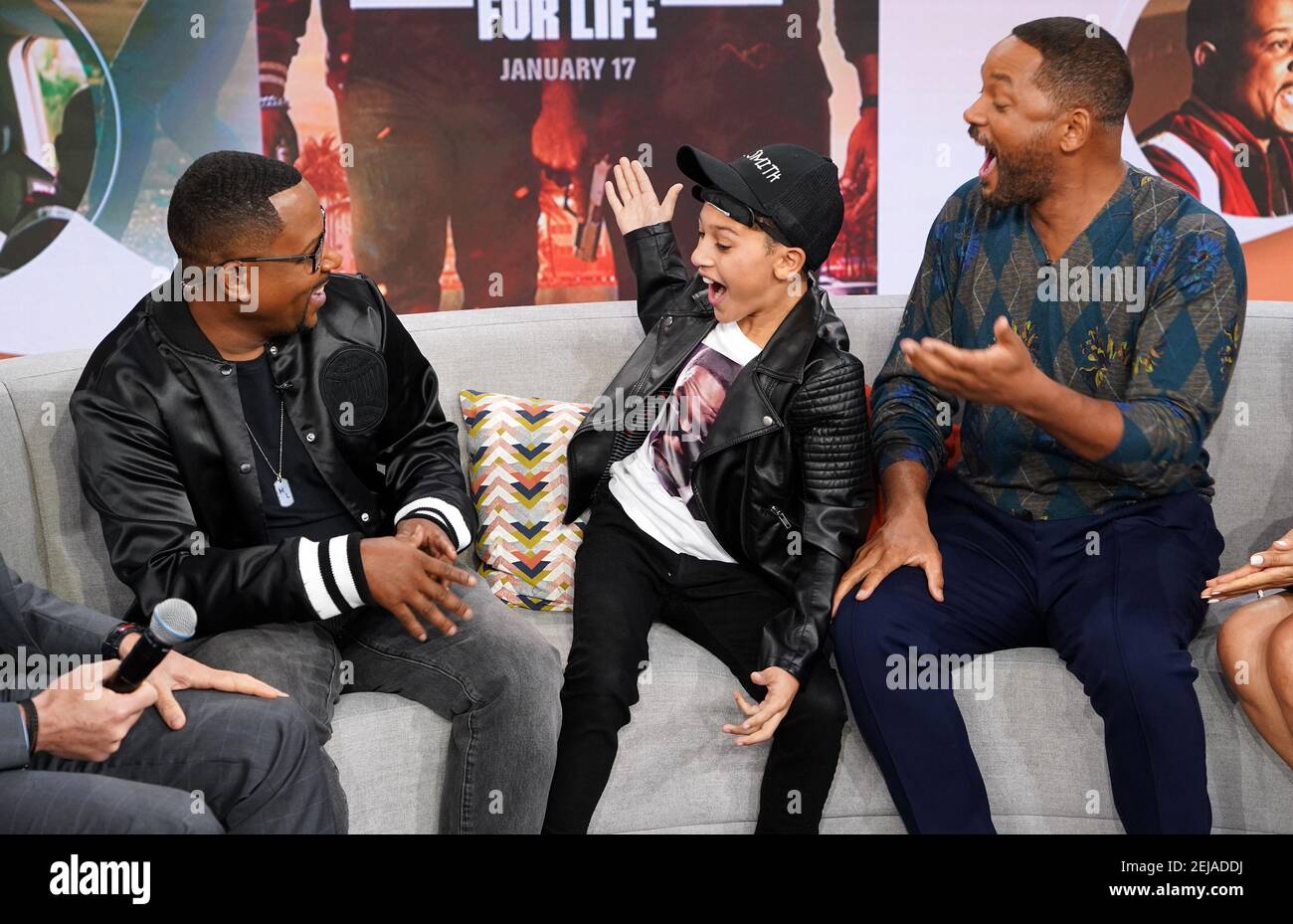 MIAMI, FLORIDA - JANUARY 13: Martin Lawrence, Anthony Marquez and Will ...