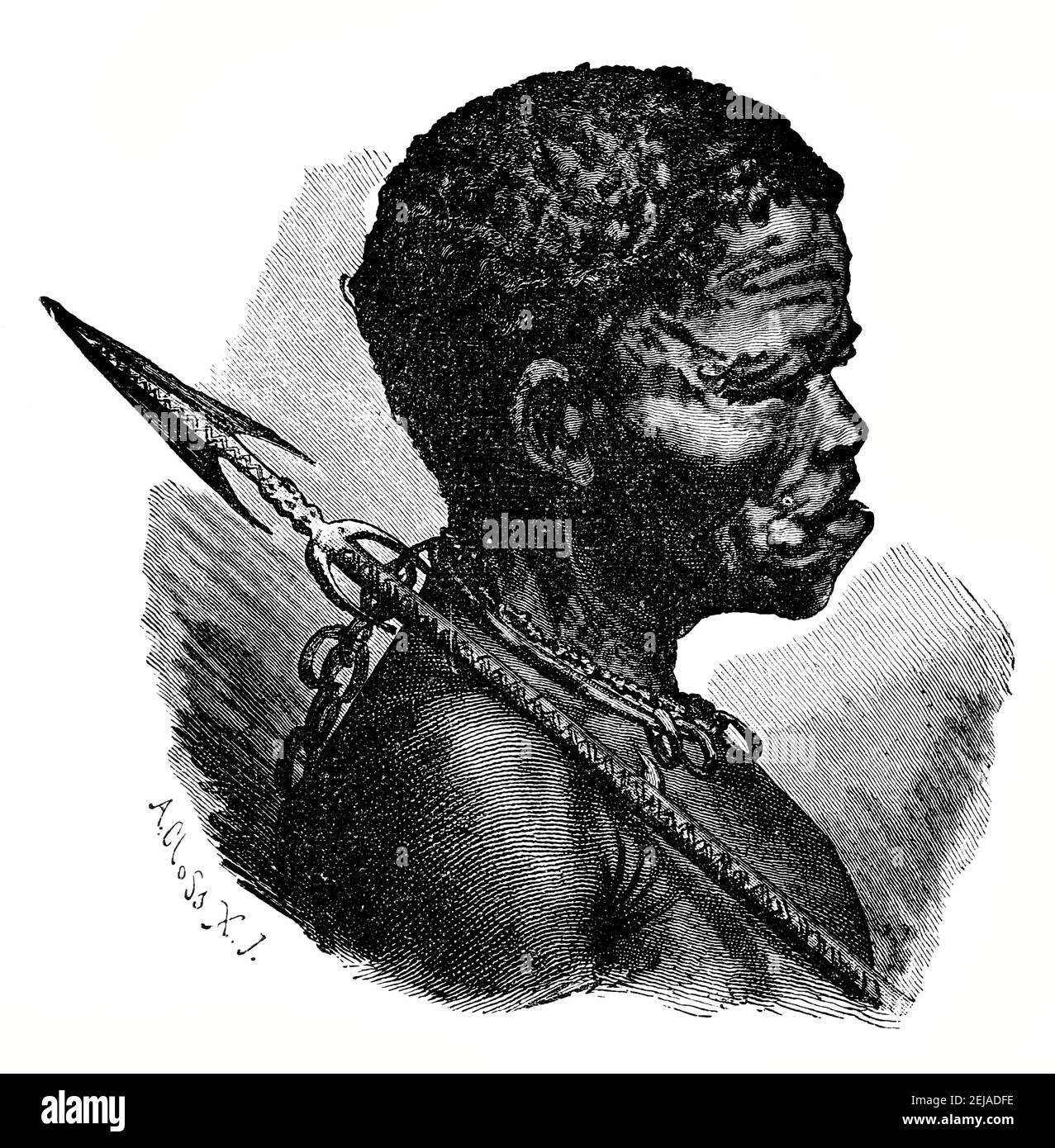 San bushman spear Cut Out Stock Images & Pictures - Alamy