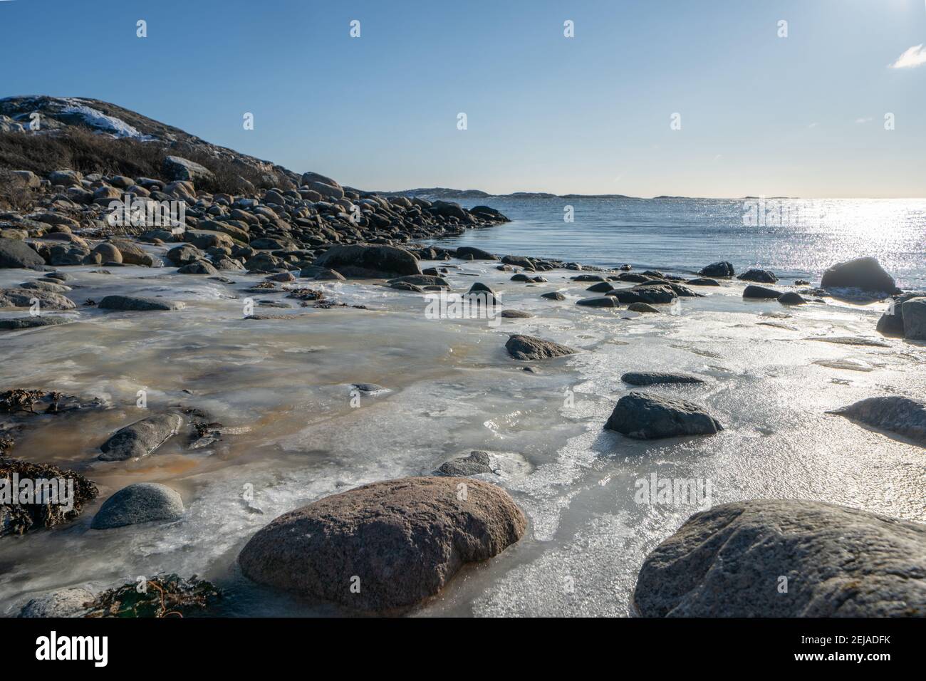 Vrango in winter, this island is part of Southern Gothenburg ...
