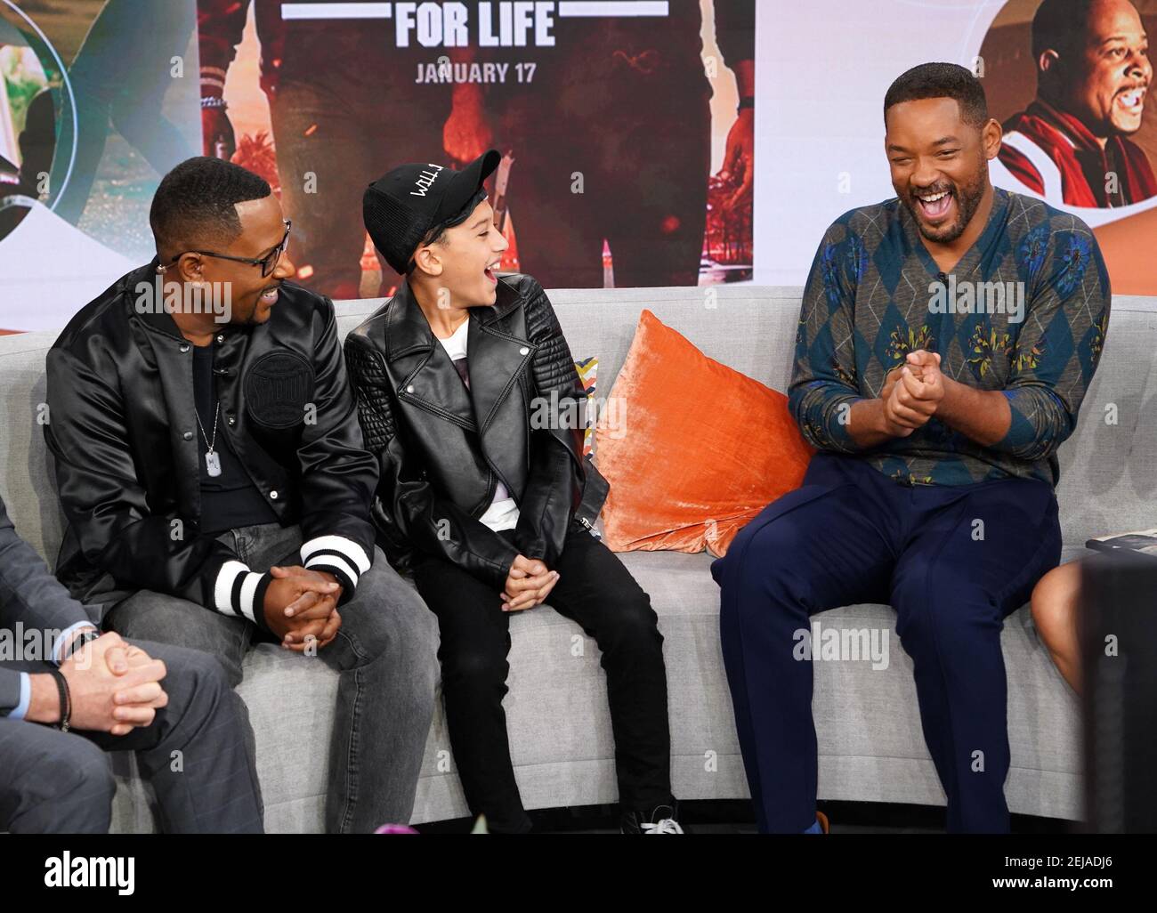 MIAMI, FLORIDA - JANUARY 13: Martin Lawrence, Anthony Marquez and Will ...
