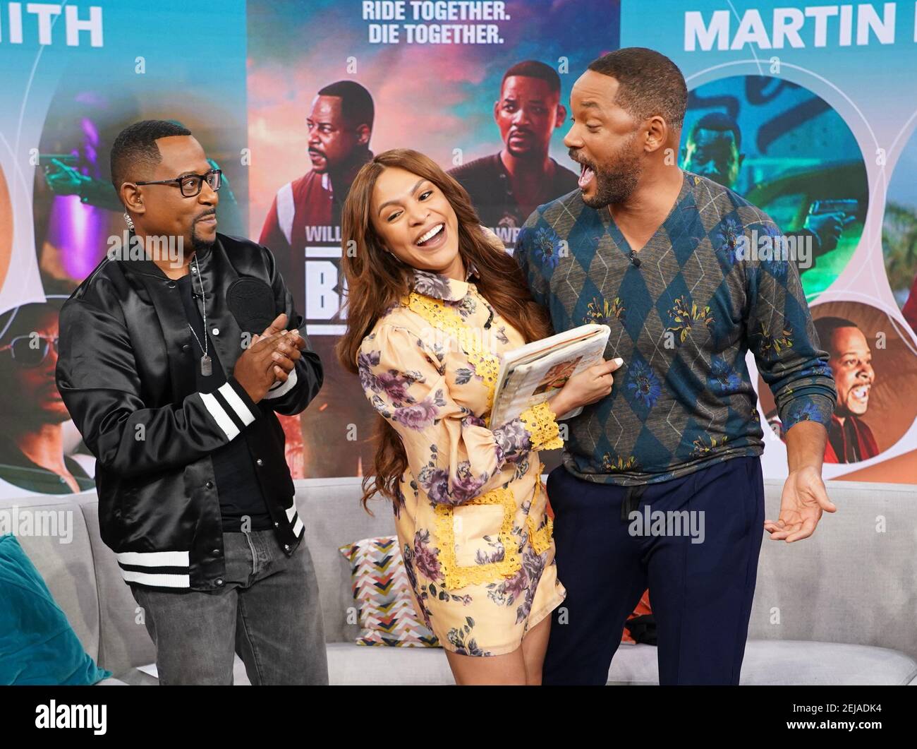 MIAMI, FLORIDA - JANUARY 13: Martin Lawrence, Paloma Almonte and Will ...
