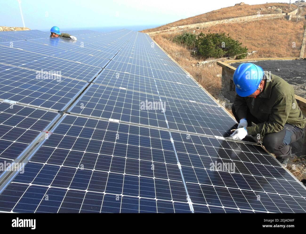 The microgrid officially built and began trial operation at the outpost ...