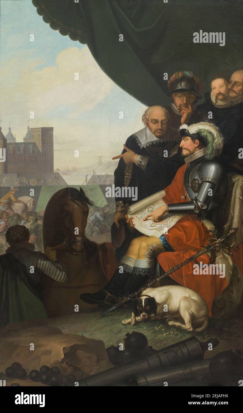 Frederick II Builds Kronborg Castle. Museum: Statens Museum for Kunst ...