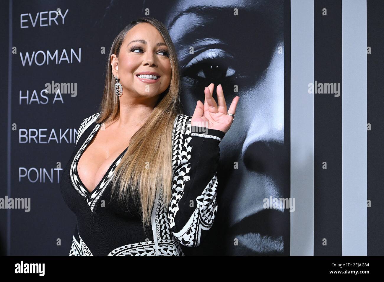 Singer Mariah Carey attends Tyler Perry’s “A Fall From Grace” New York ...