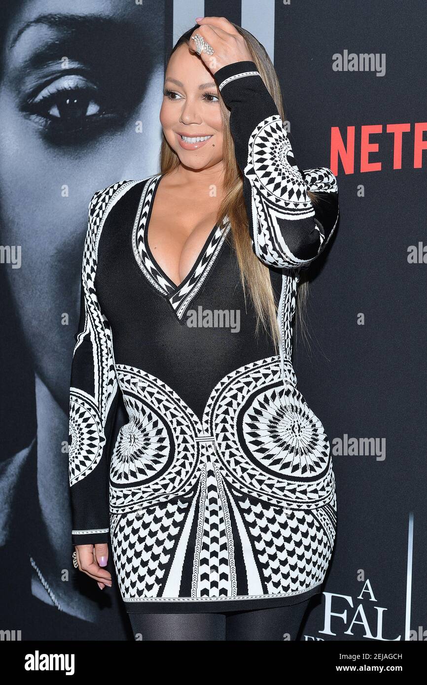 Singer Mariah Carey attends Tyler Perry’s “A Fall From Grace” New York ...