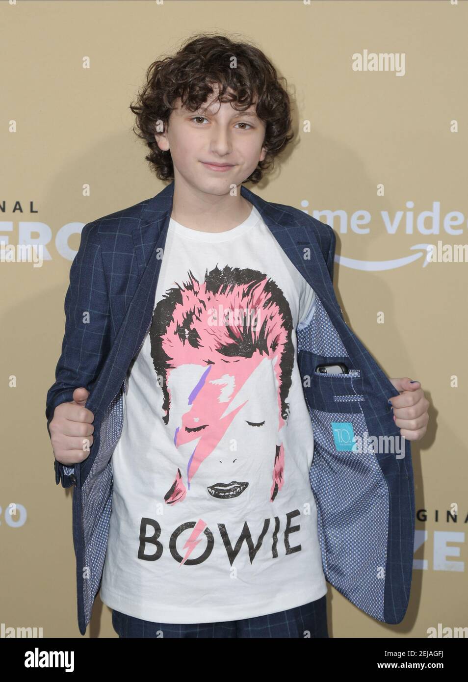 August Mauro at the Amazon Studios Troop Zero Los Angeles Premiere held ...