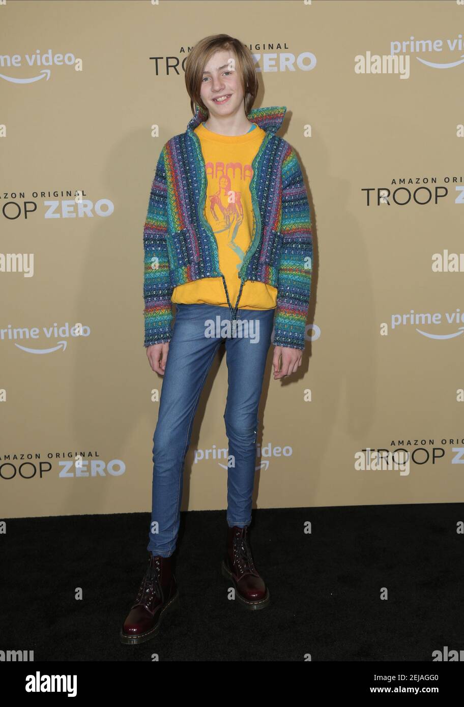 Charlie Shotwell at the Amazon Studios Troop Zero Los Angeles Premiere ...