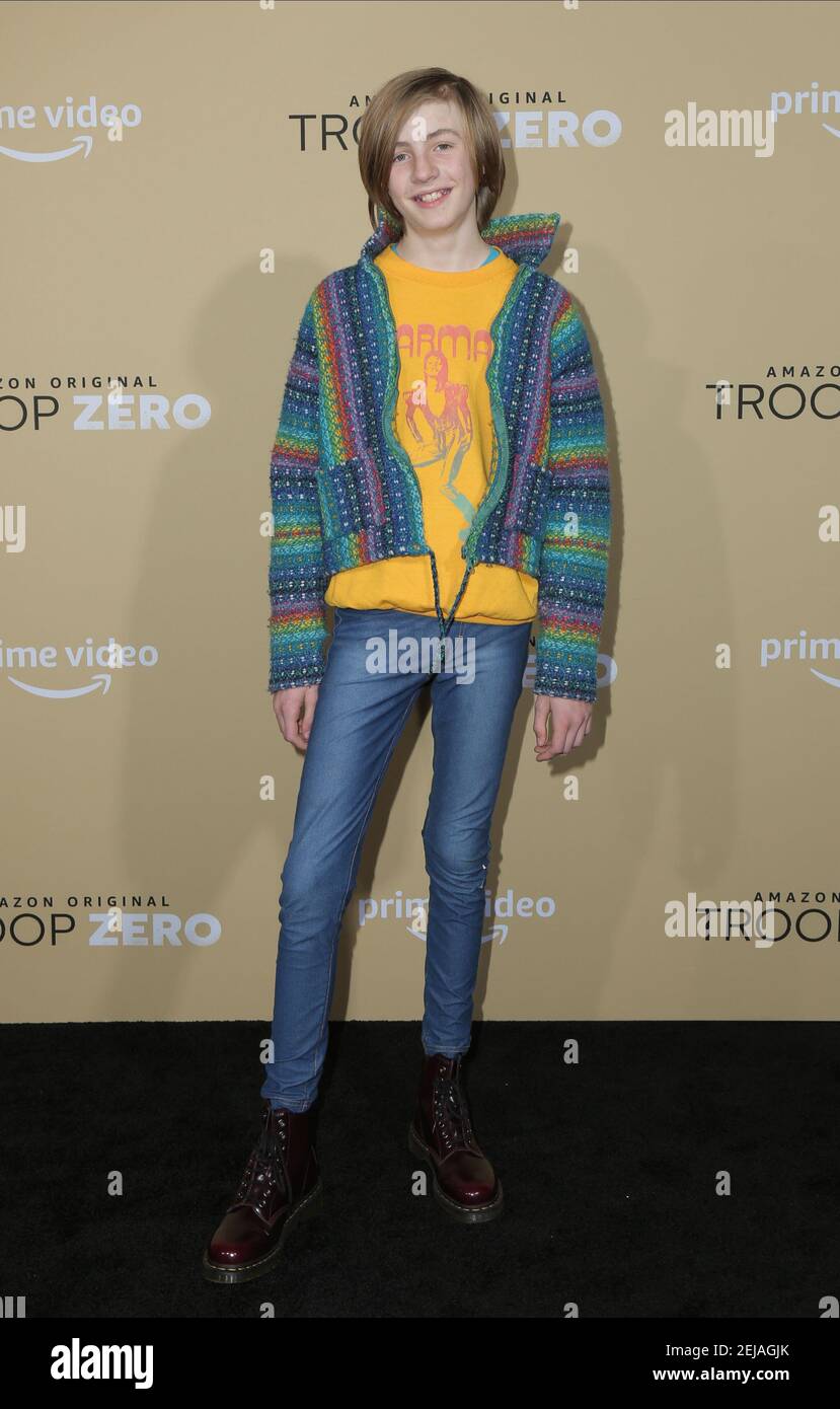 Charlie Shotwell at the Amazon Studios Troop Zero Los Angeles Premiere ...