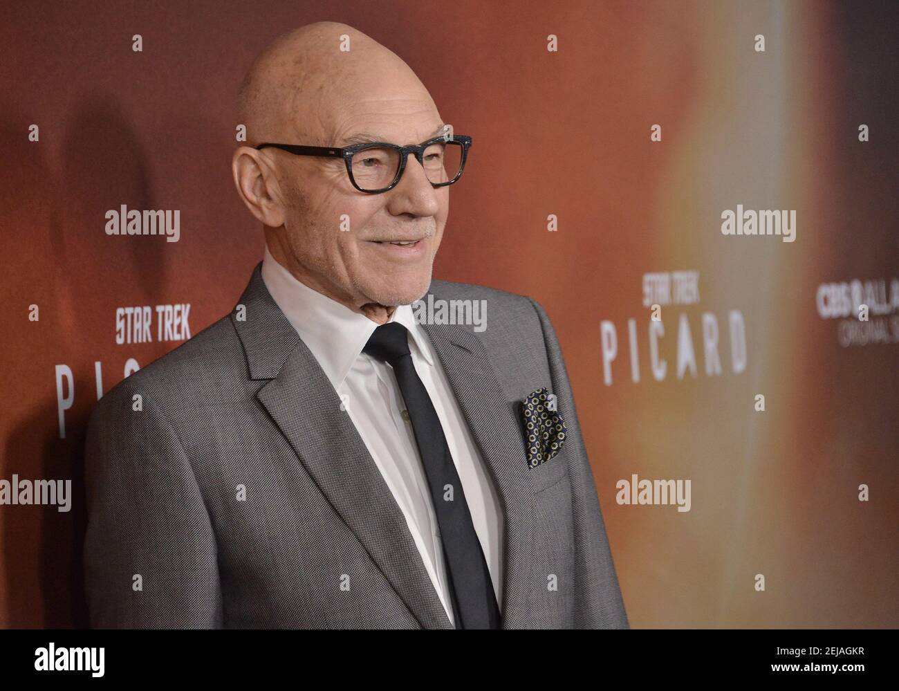 Patrick Stewart arrives at the CBS All Access' STAR TREK PICARD ...