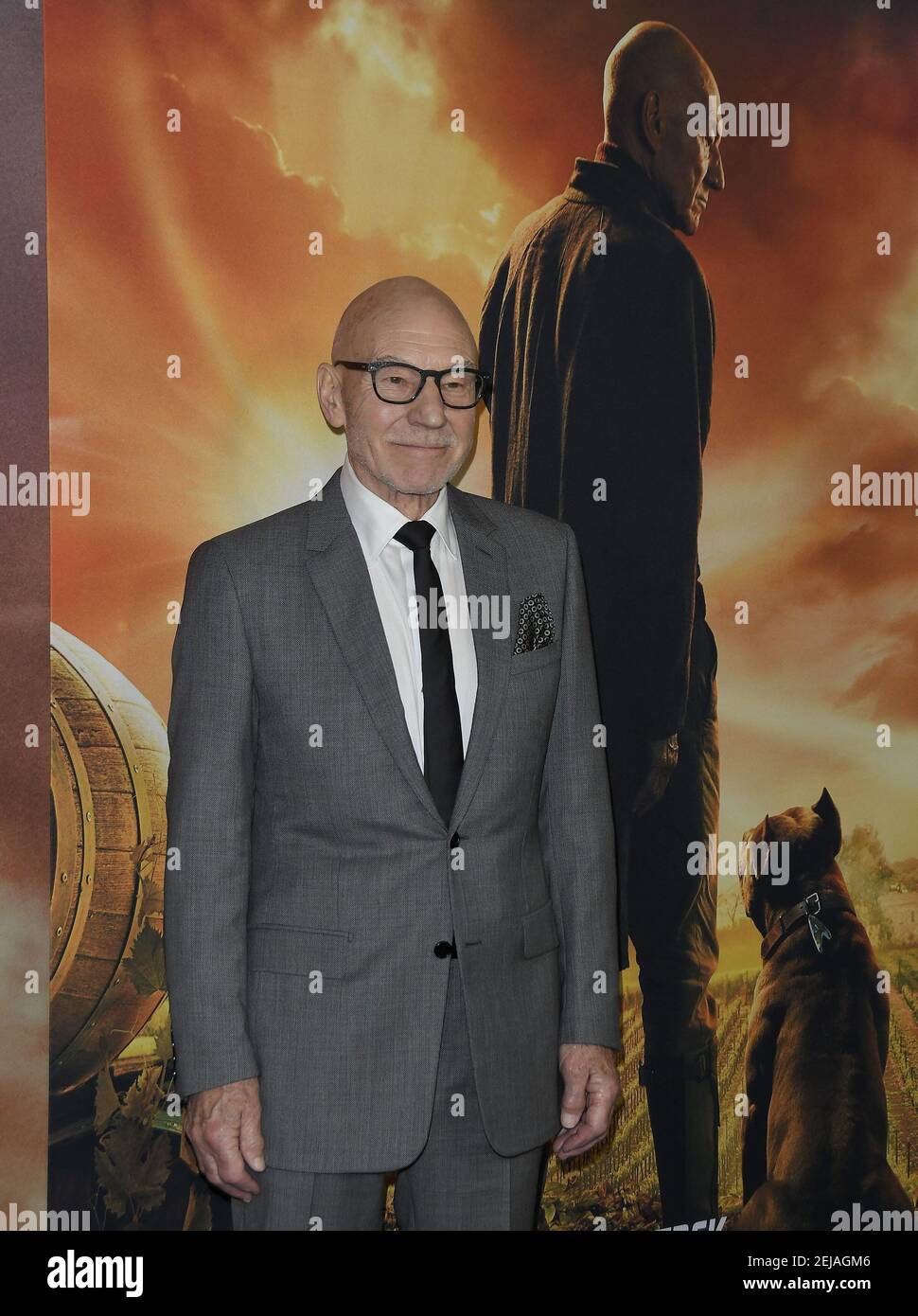 Patrick Stewart arrives at the CBS All Access' STAR TREK PICARD ...