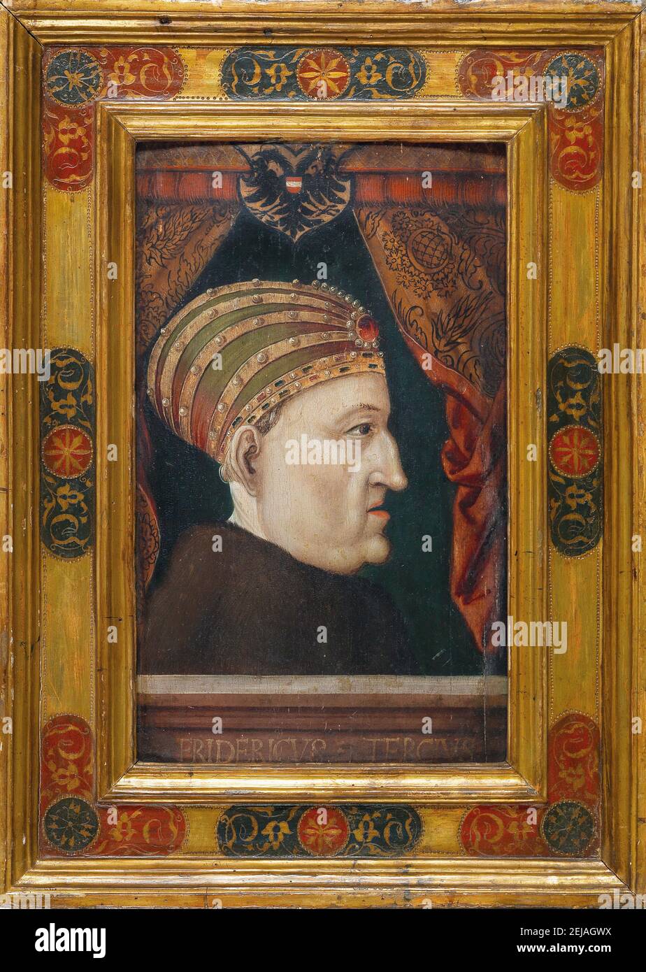 Portrait of Frederick III (1415-1493), Holy Roman Emperor. Museum ...