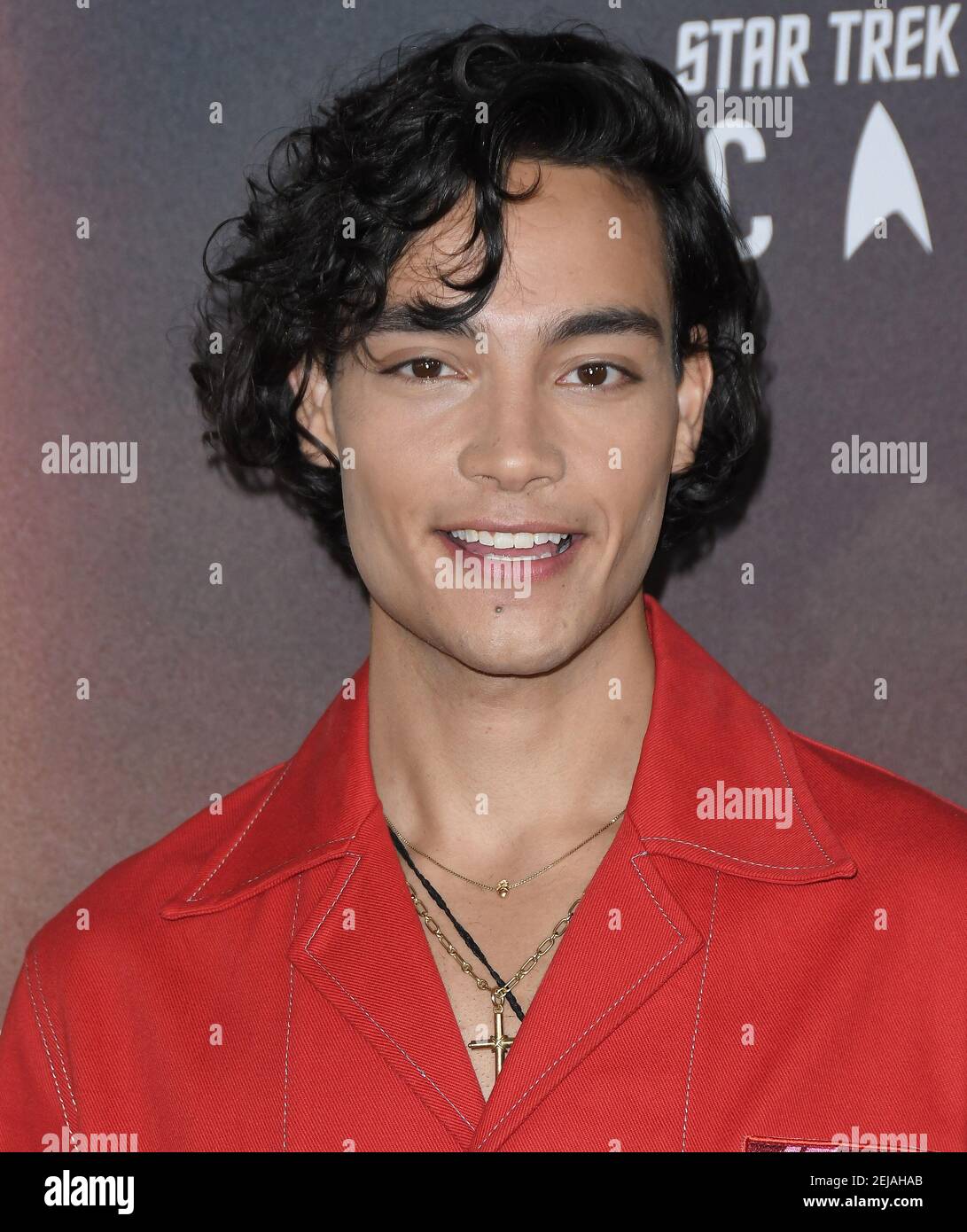 Evan Evagora arrives at the CBS All Access' STAR TREK PICARD Premiere ...