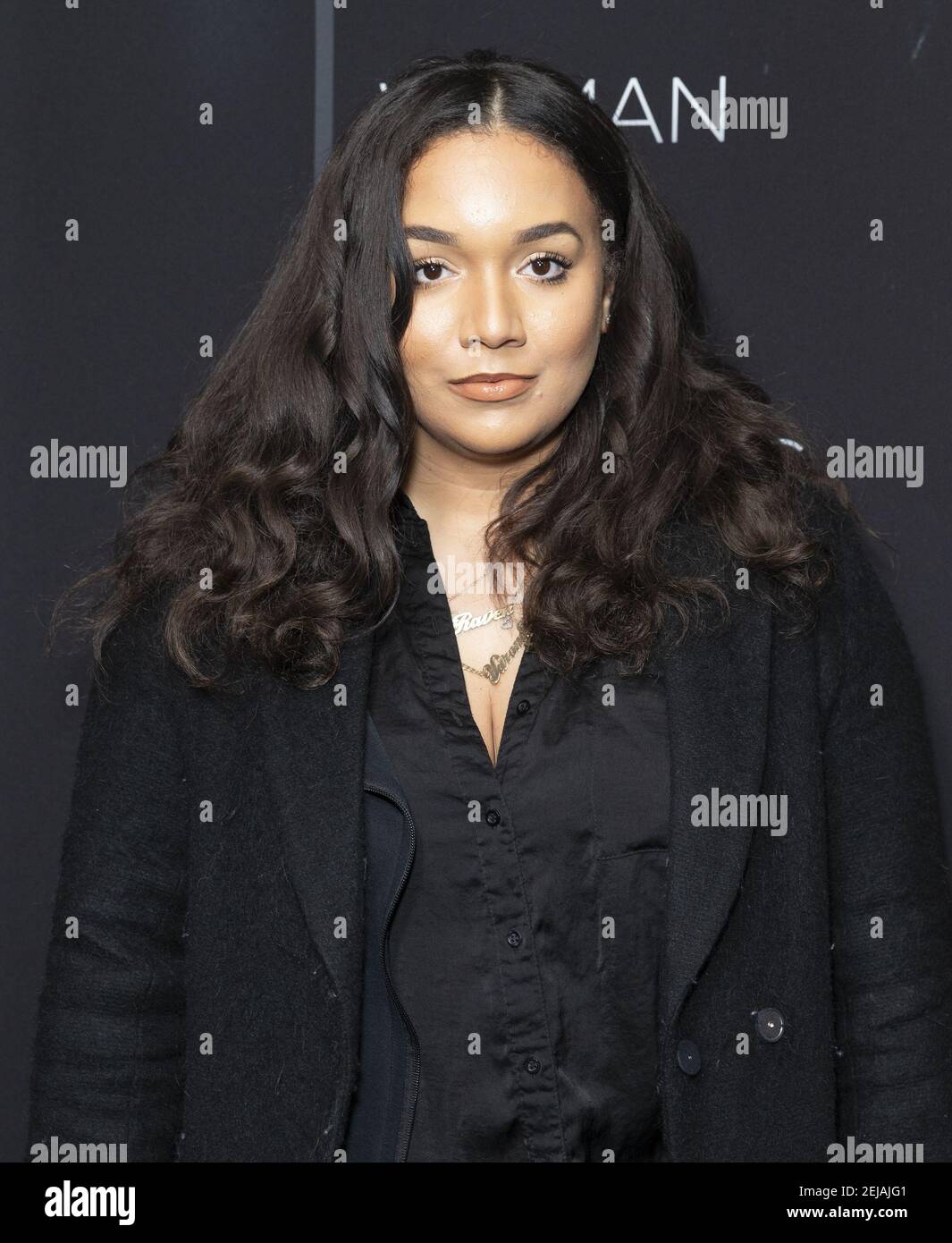 Raven Varona (Ravie B) attends premiere of Netflix A Fall From Grace at ...