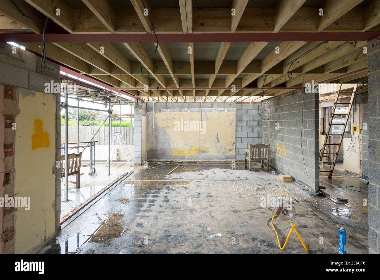 Kitchen extension builder hi-res stock photography and images - Alamy