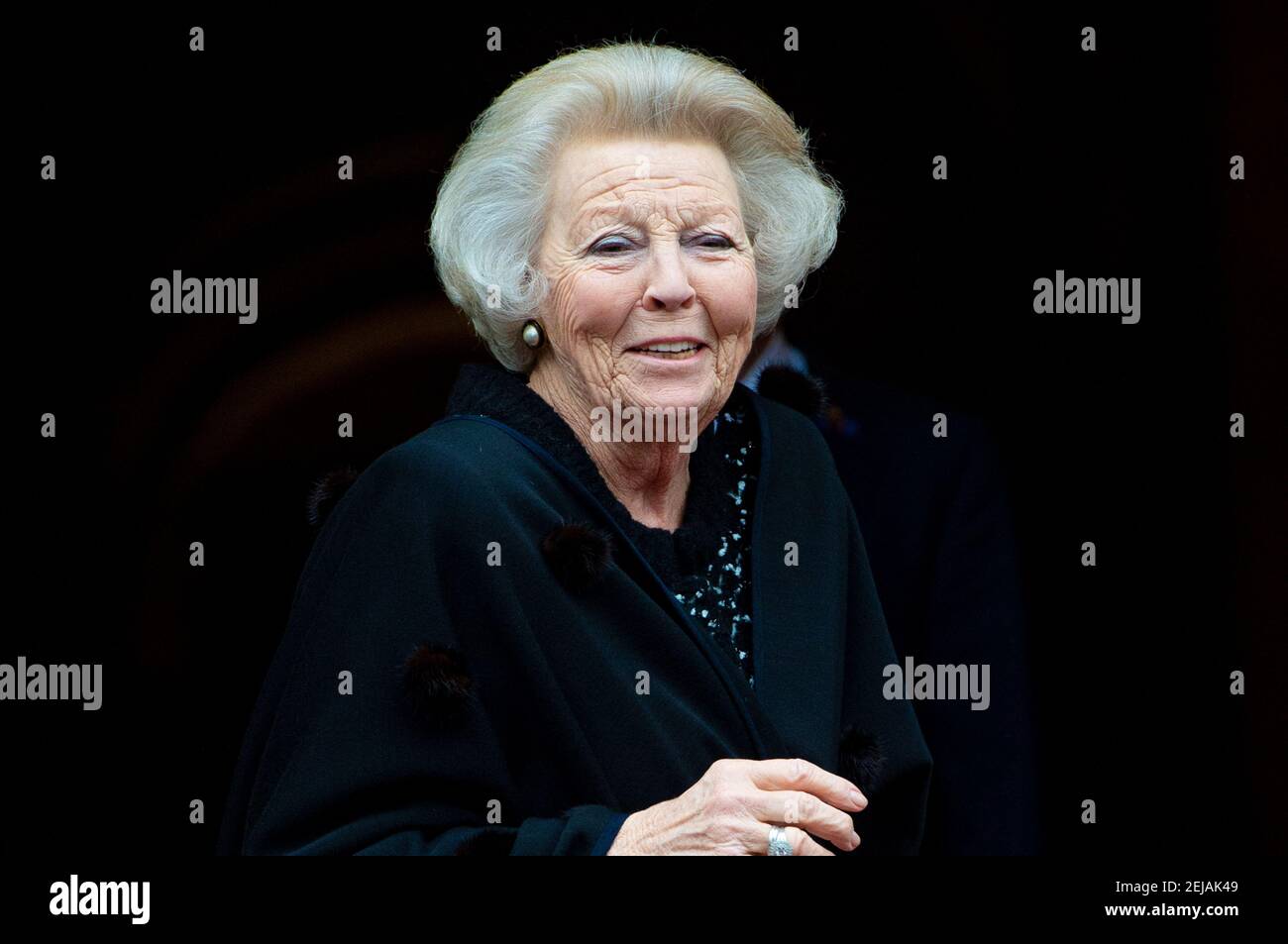 Princess Beatrix arrive for the traditional New Year's reception for ...