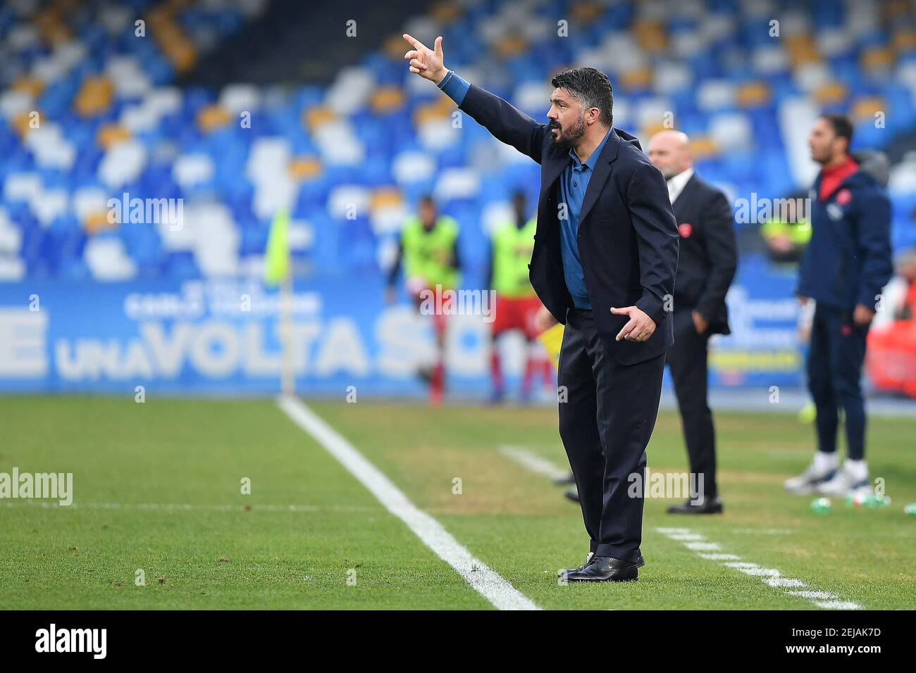 Gennaro Gattuso, manager of SSC Napoli during the match Napoles v ...