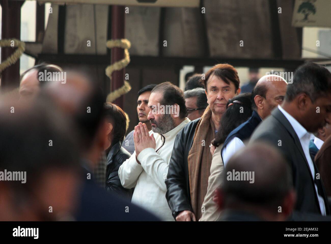 NEW DELHI, INDIA - JANUARY 14: Rajiv Kapoor and Randhir Kapoor at the ...