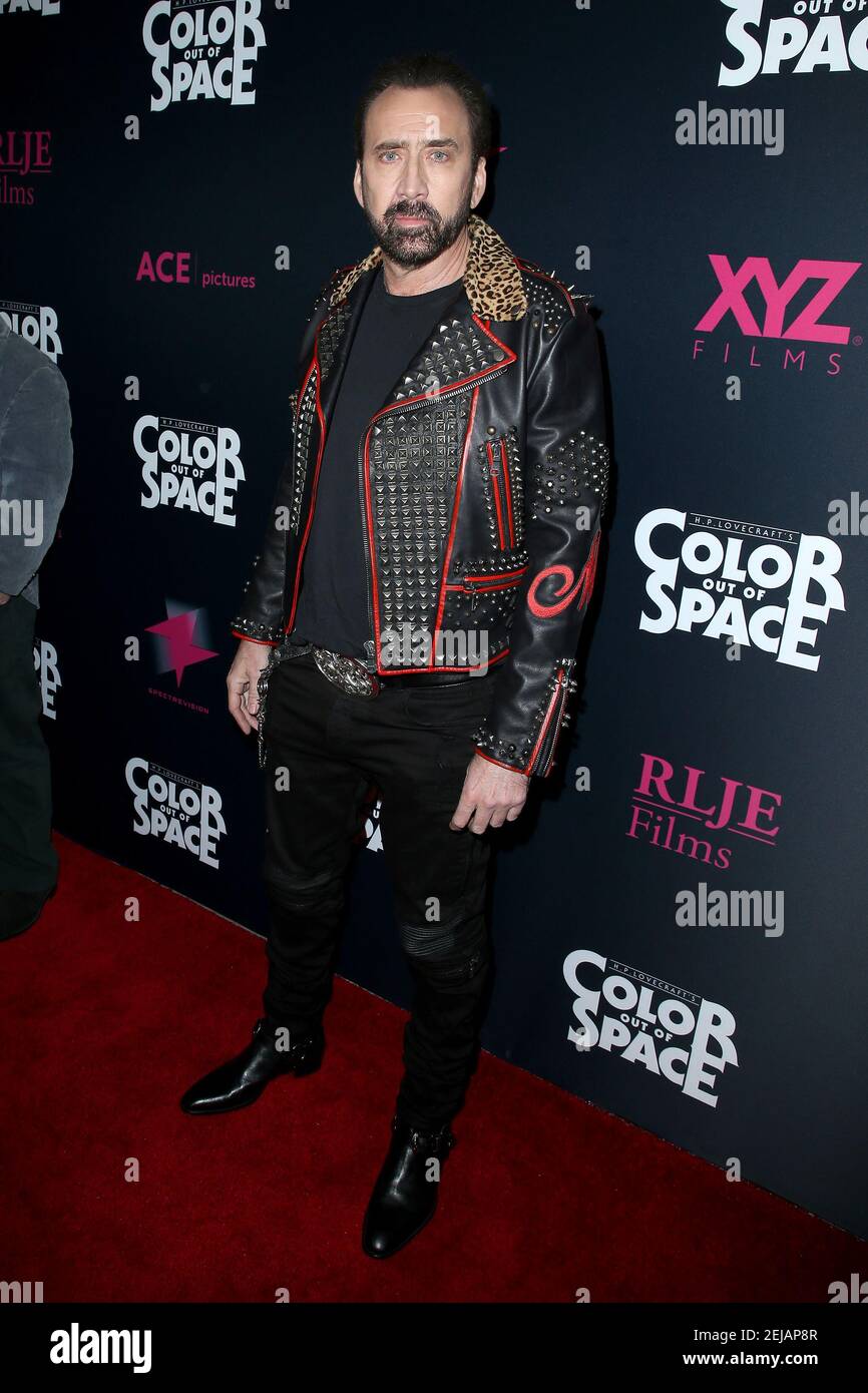 Nicolas Cage attends the Los Angeles Special Screening Of Color Out Of ...