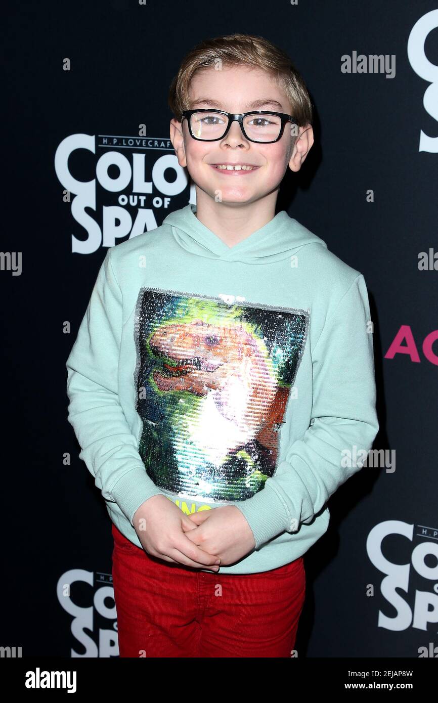 Julian Hilliard attends the Los Angeles Special Screening Of Color Out ...