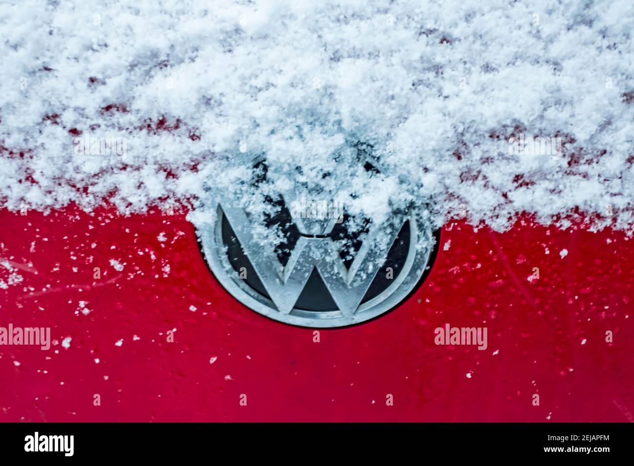 Snow Covered Vw Beetle Car High Resolution Stock Photography and Images ...