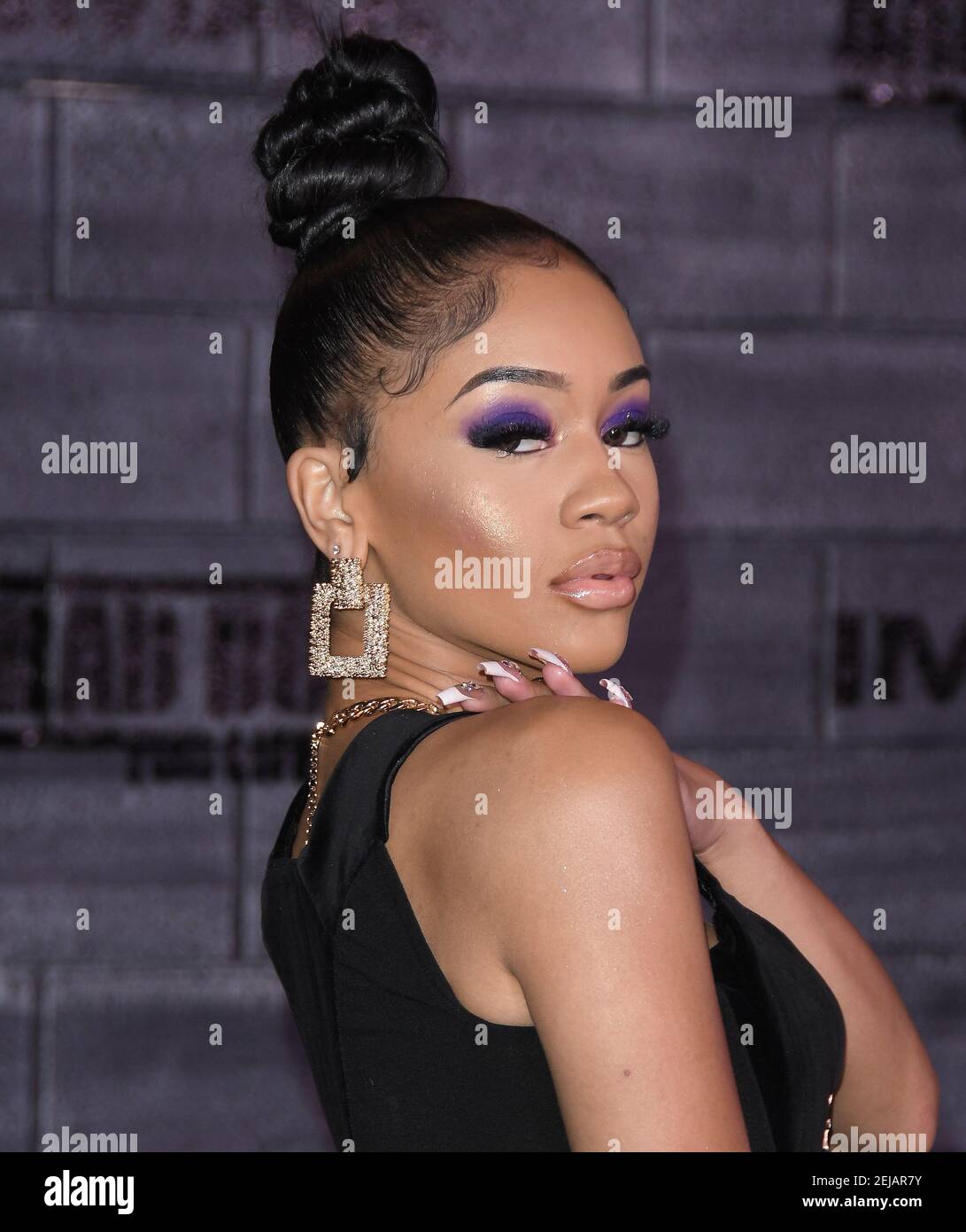 Saweetie arrives at the BAD BOYS FOR LIFE Los Angeles Premiere held at ...