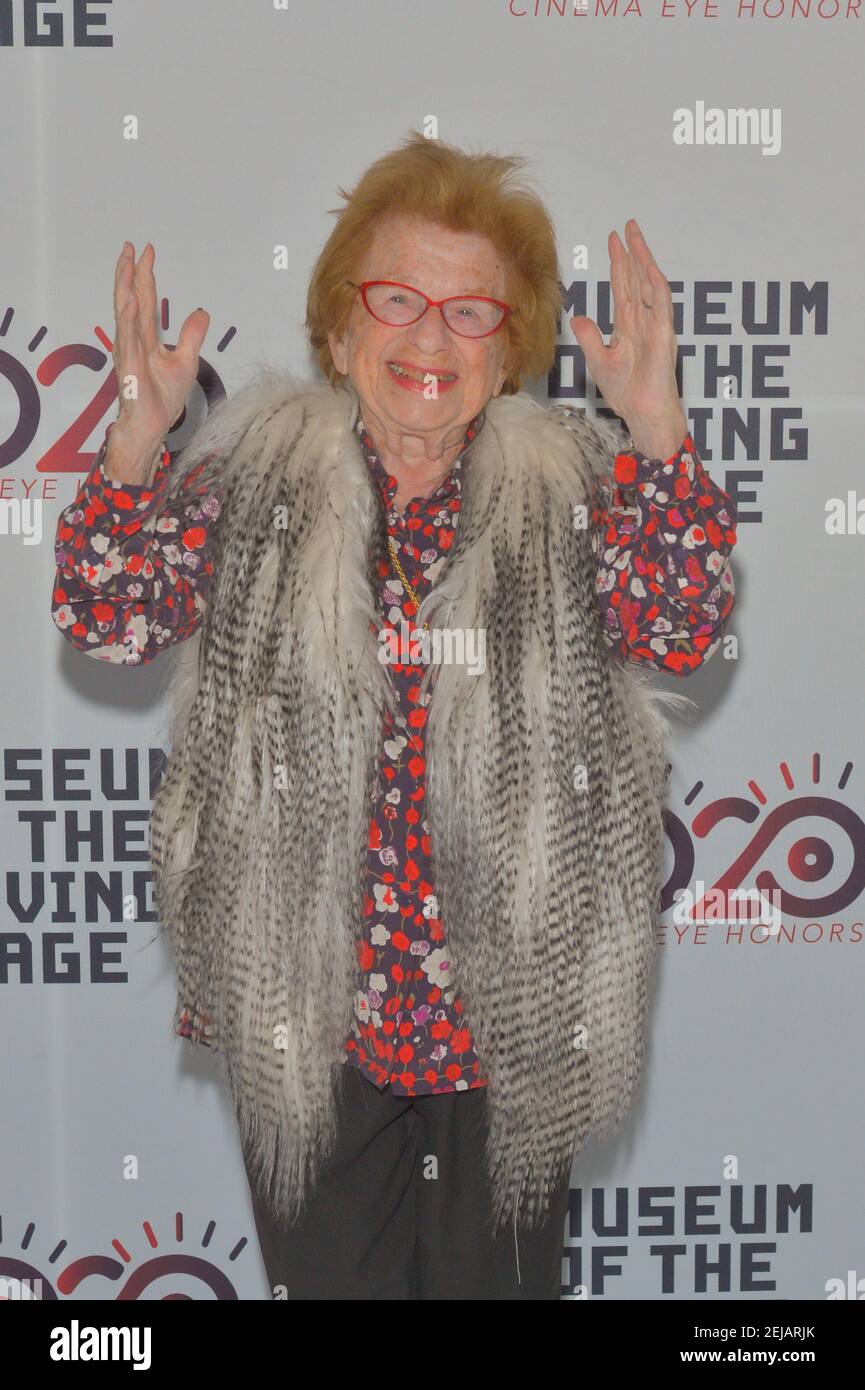 Dr. Ruth Westheimer attends the Cinema Eye 2020 Awards Ceremony at the ...