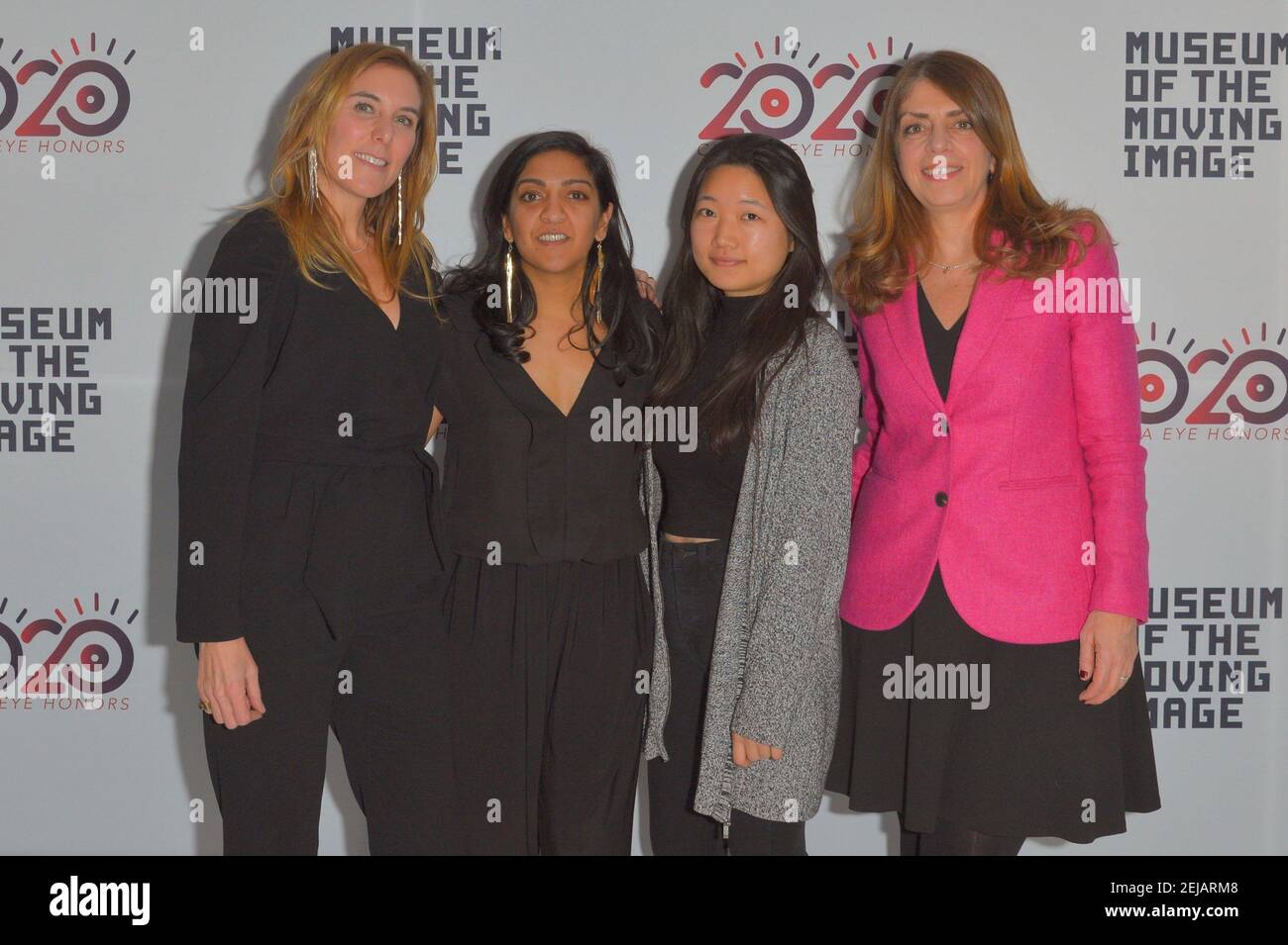 Amy Berg, Ruchi Mital, Grace Sin and Nancey Abraham attend the Cinema ...