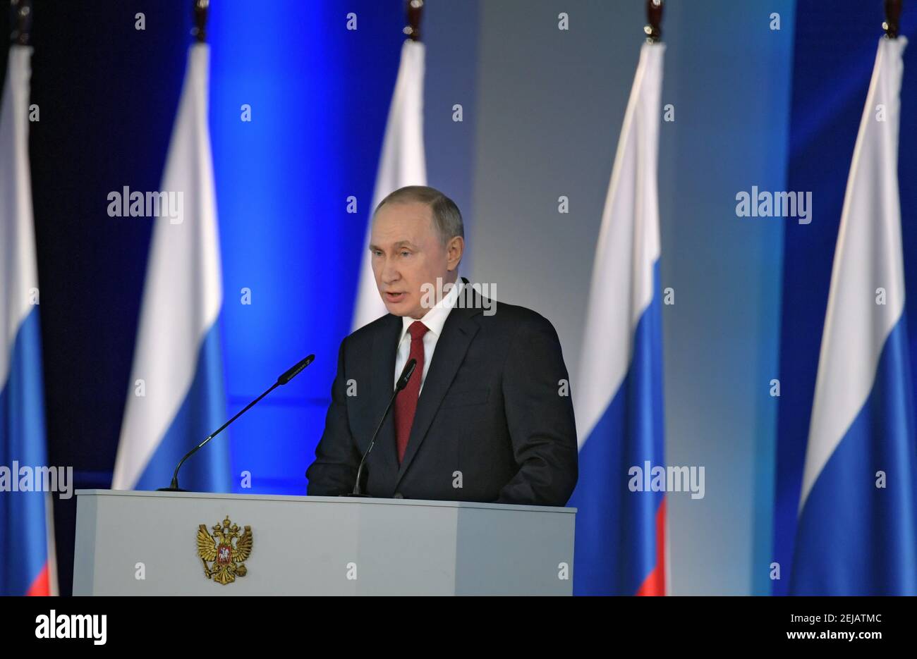 Russian President Vladimir Putin gives Annual Address to the Federal ...